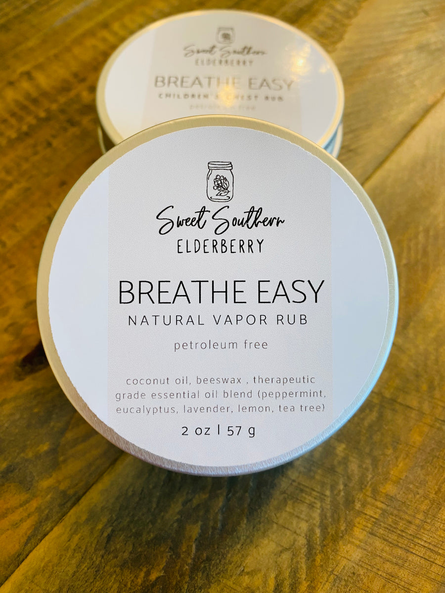 BREATHE EASY Vapor Rub – Sweet Southern Elderberry
